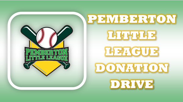 2023 Pemberton Little League Donation Drive